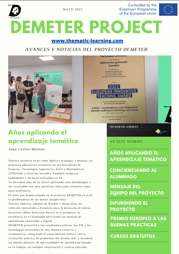 Dissemination Newsletter - The Demeter Project